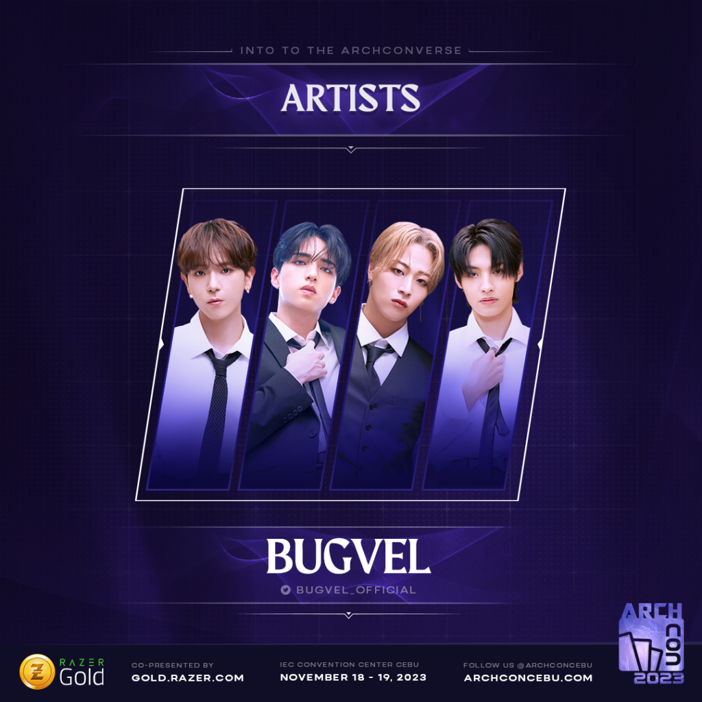 フィリピンのセブ島にて開催される「ARCHoon Cebu 2023」にBUGVELの出演が決定！ | BUGVEL Official Site